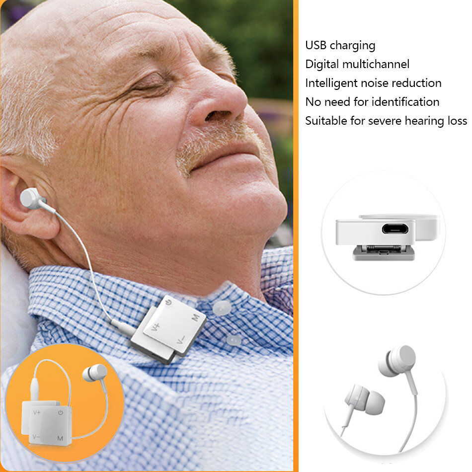 Digital Hearing aid Rechargeable Hearing Amplifier Sound Amplifier ...