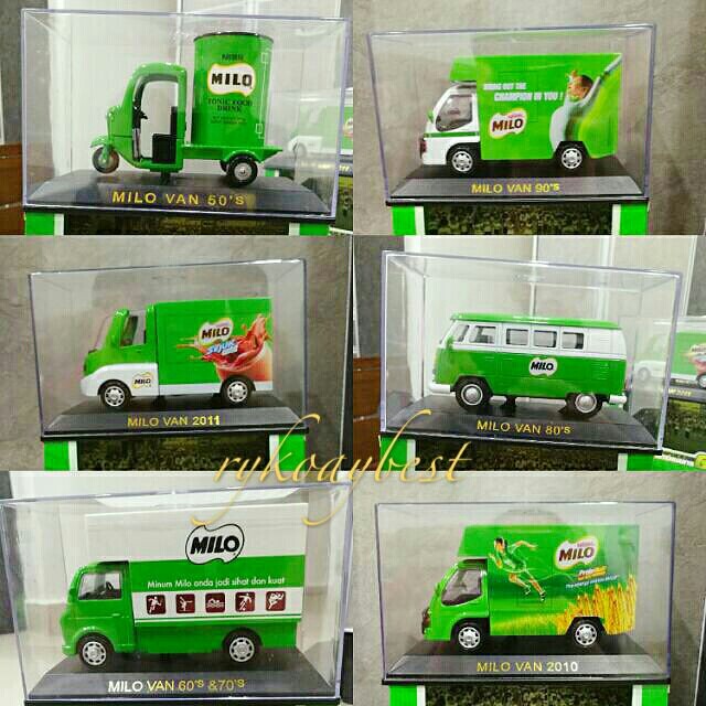 (BIG Full Set) Limited Edition Original Milo Van Diecast Nestle Mini ...