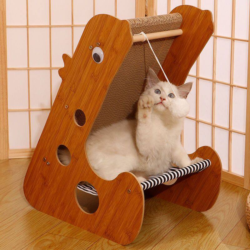 💖 READY STOCK 💖 Cat Supplies Toys Vertical Cartoon Duck Cat Scratch ...