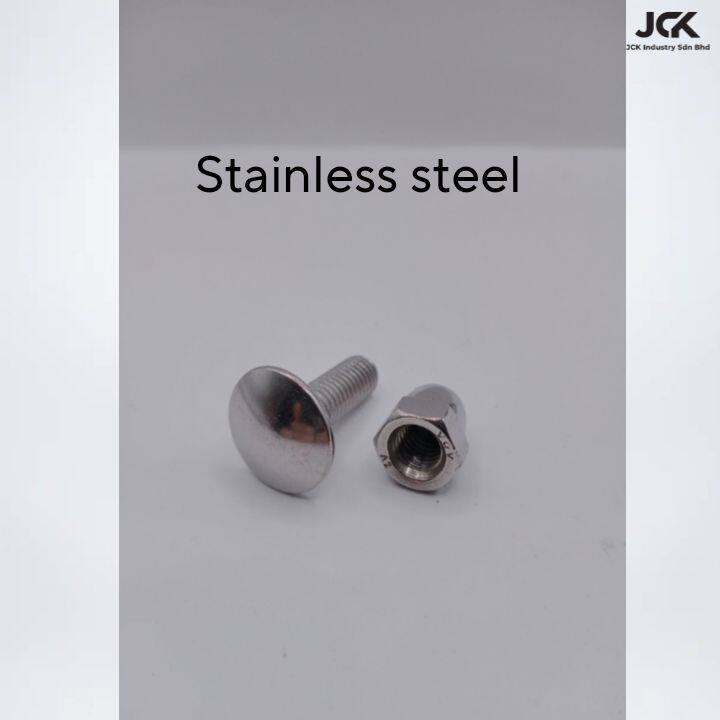 M8 BOLT AND NUT STAINLESS STEEL / CARRIAGE GALVANIZED ALUMINIUM GATE ...