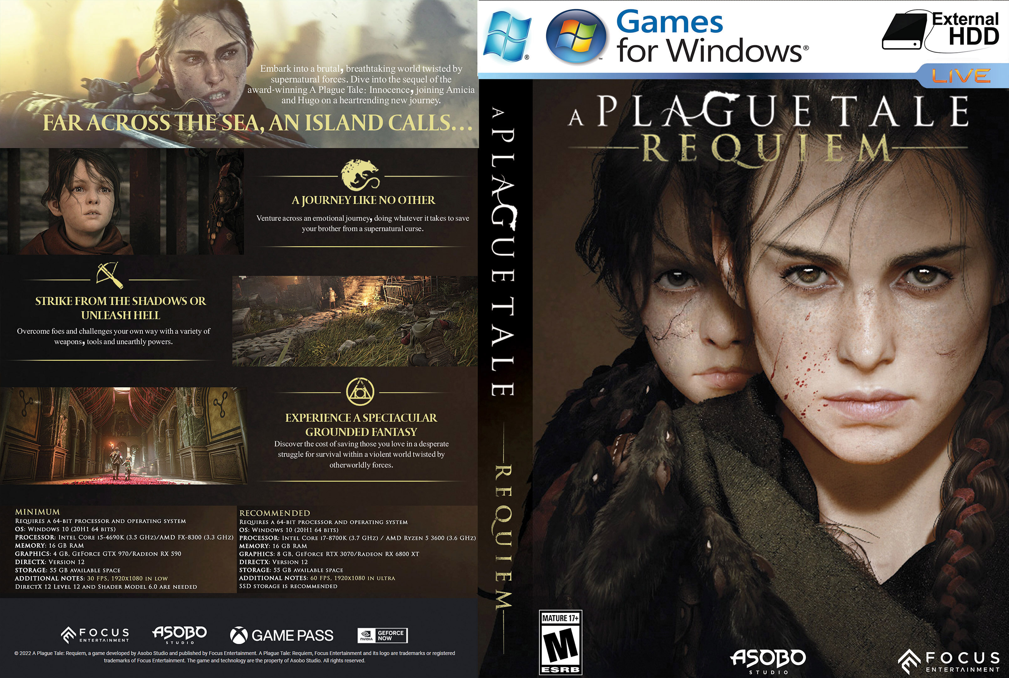 A Plague Tale: Requiem PC GAME Offline [Pendrive INSTALLATION] | Lazada