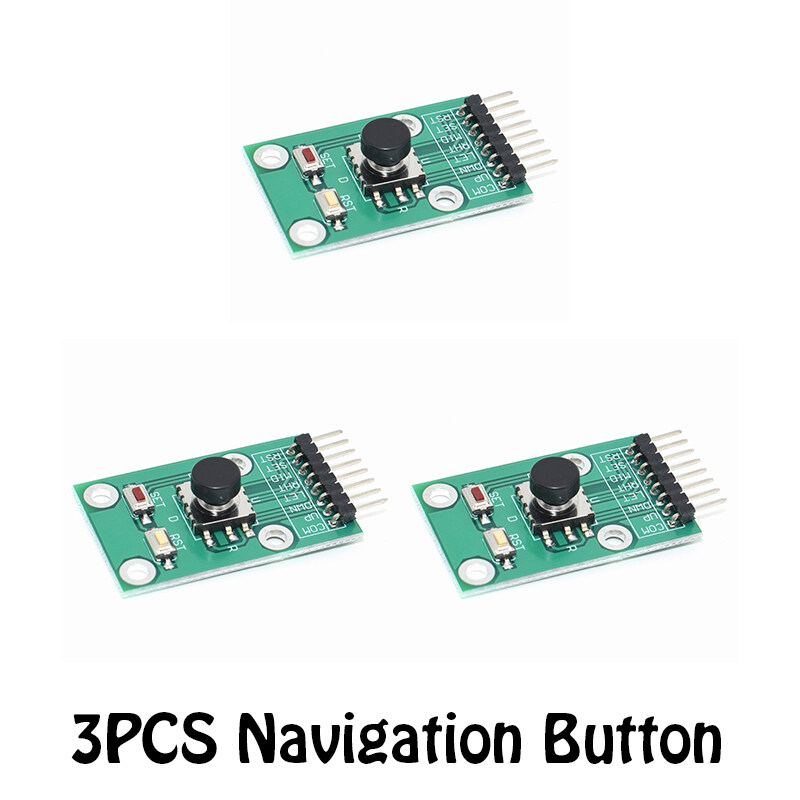 3pcs Standalone Keyboard For Arduino Joystick Module Five Way Navigation Button Module For Mcu
