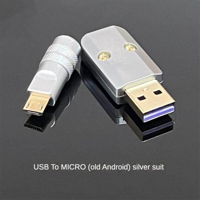 【New Fire】 Metal USB C Type-C Shell Case Android Micro Gold-Plated Plug ...
