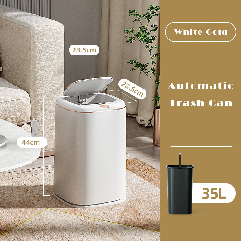JustLiving 35/40L Floor-standing Intelligent Induction Trash Can Smart ...