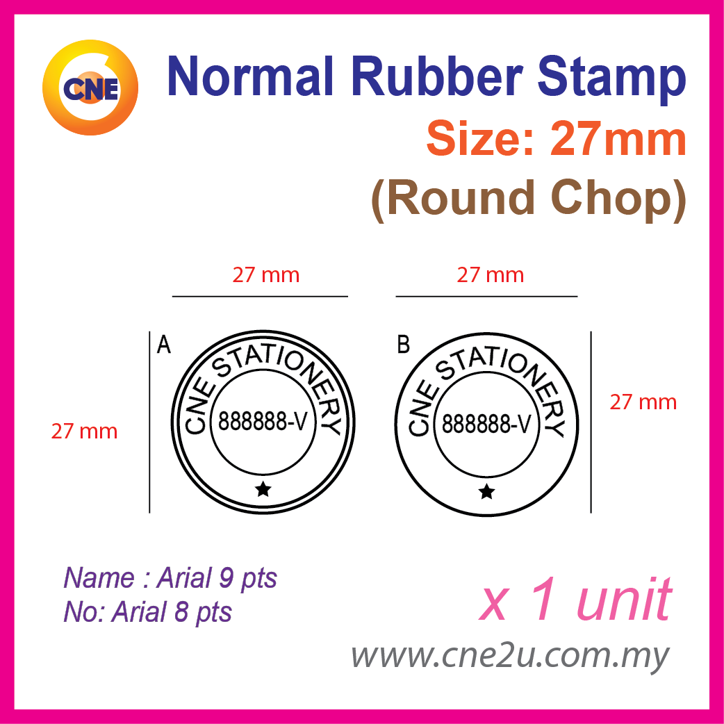 Custom Made Round Normal Rubber Stamp Address Chop 27mm Lazada Custom Made Round Normal Rubber Stamp Address Chop 27mm Lazada