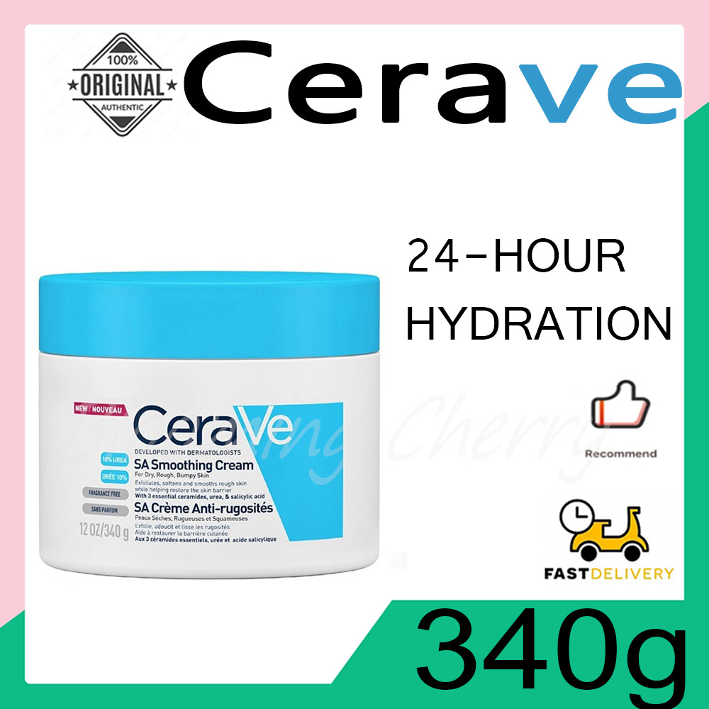 CeraVe SA Cream for Rough & Bumpy Skin Exfoliates and Moisturizes ...