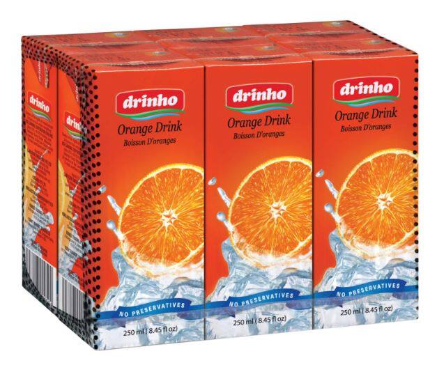 Drinho Drinks (6x250ml)-Orange | Lazada