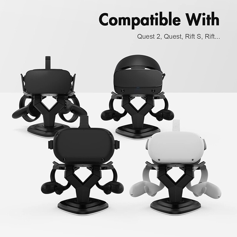 Headset VR Display Stand,Helmet and Controller Handle Holder Mount ...