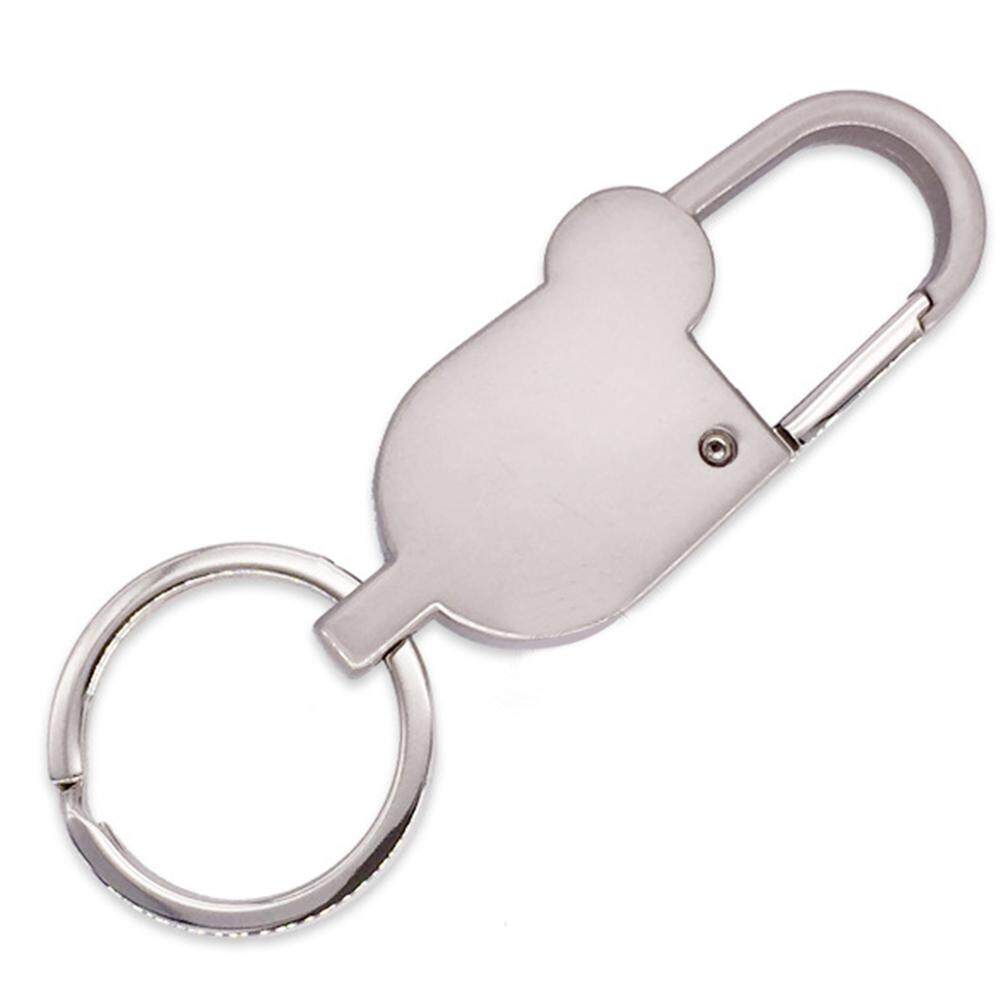 Keychain with LED Lights Lamp Multifunctional Metal Car Key Chain Ring ...