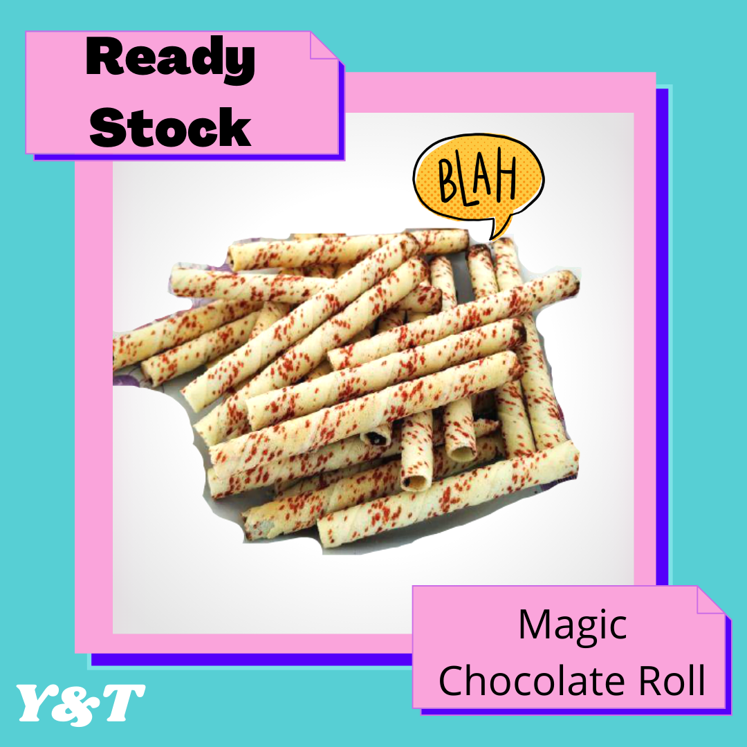 Biskut Timbang / MAGIC CHOCOLATE ROLLED WAFER STICKS/ ZEBRA CHOCOLATE ...