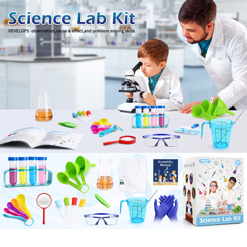 Bafada 28PCS Kids Science Experiment Set with Lab Coat Scientist ...