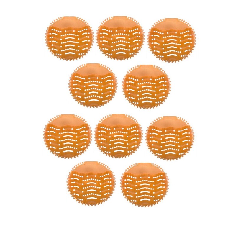 10 Pack Urinal Screens Deodorizer, Urinal Cake Long Bristle Anti-Splash ...