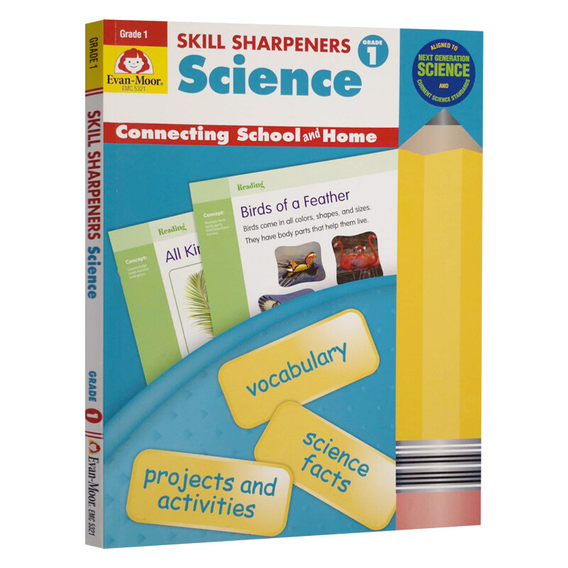 Genuine original book Evan Moore skill sharpers Science grade 1 skill ...