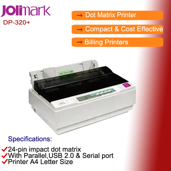 JOLIMARK Dot Matrix Printer DP320+ Billing Printer | Lazada