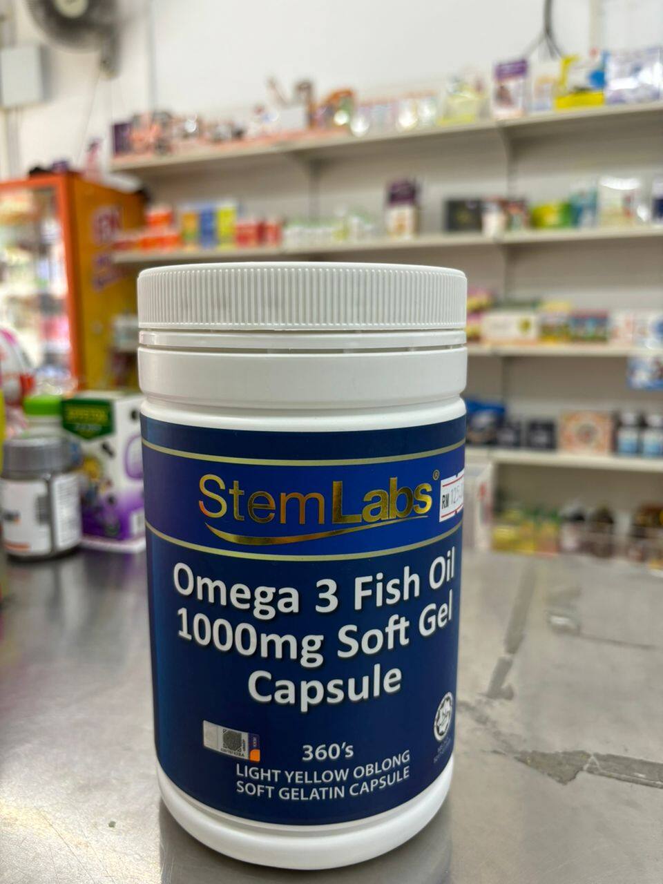 STEMLABS OMEGA 3 FIHS OIL 1000MG SOFT GEL CAPSULE | Lazada