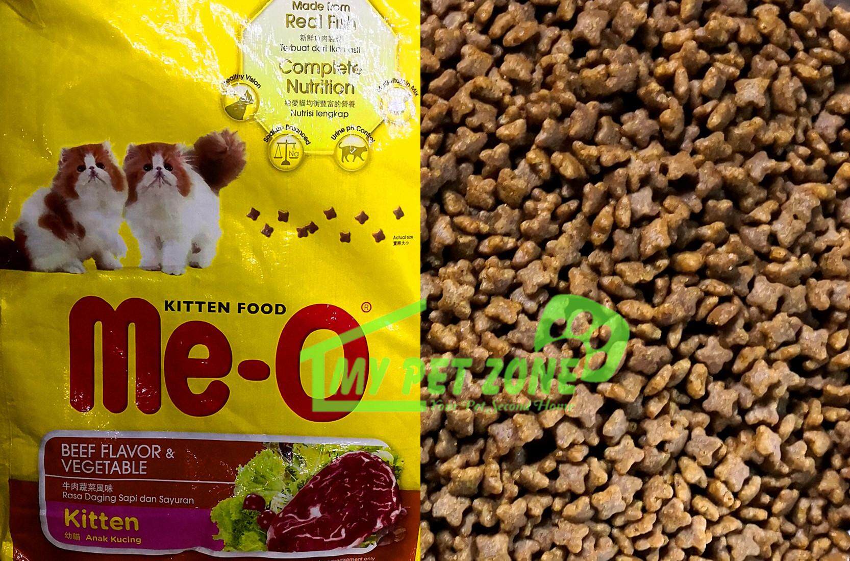 Me-O Kitten Beef & Vegetables (Cat Food) 1KG Repack | Lazada