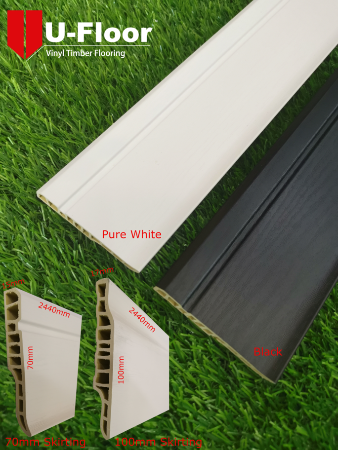 PVC Floor Skirting 70mm & 100mm | Lazada