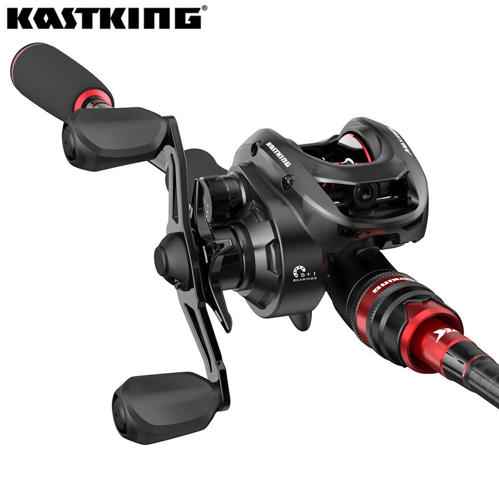 KastKing Fishing Rod and Reel Combo Set Max Steel Portable 4 Sections ...