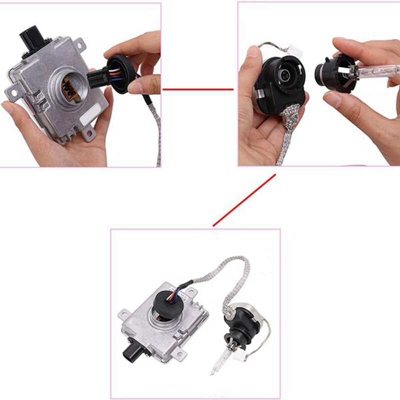 ไฟหน้าซีนอน W3T19371บัลลาสต์พร้อม Igniter และหลอดไฟ D2S สำหรับ Acura TL ...