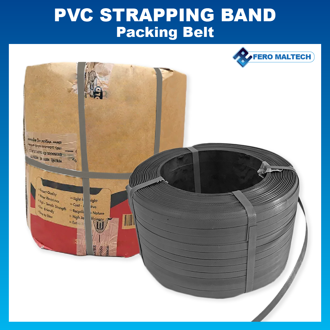 PVC Strapping Band | Packing Belt | Semi Auto | Heavy Duty Strap Rope ...
