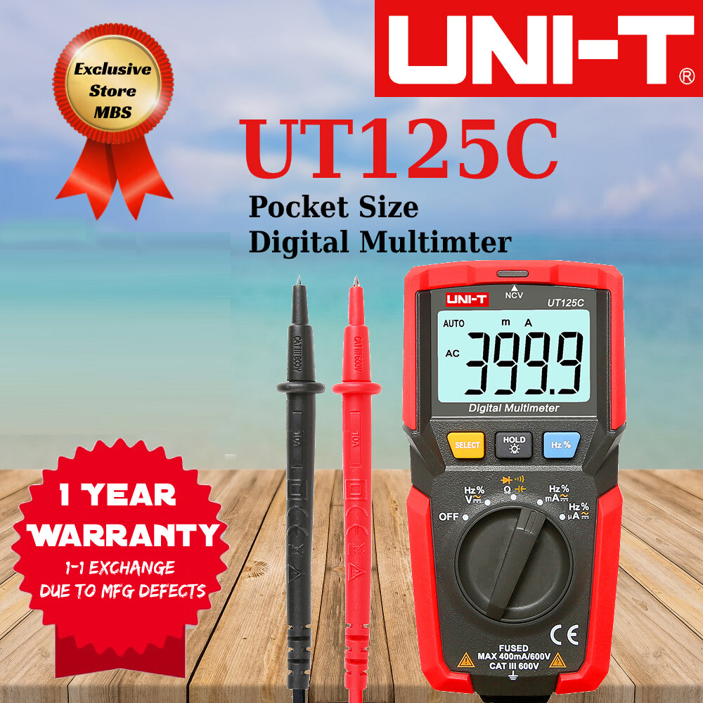 UNI-T UT125C Pocket Size Digital Multimeter | Lazada