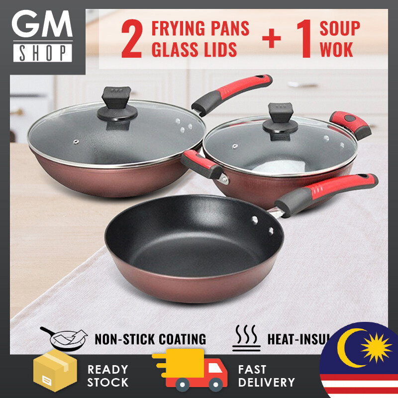 GMshop Set of 5 Non Stick Cookware (CW-7101) | Lazada