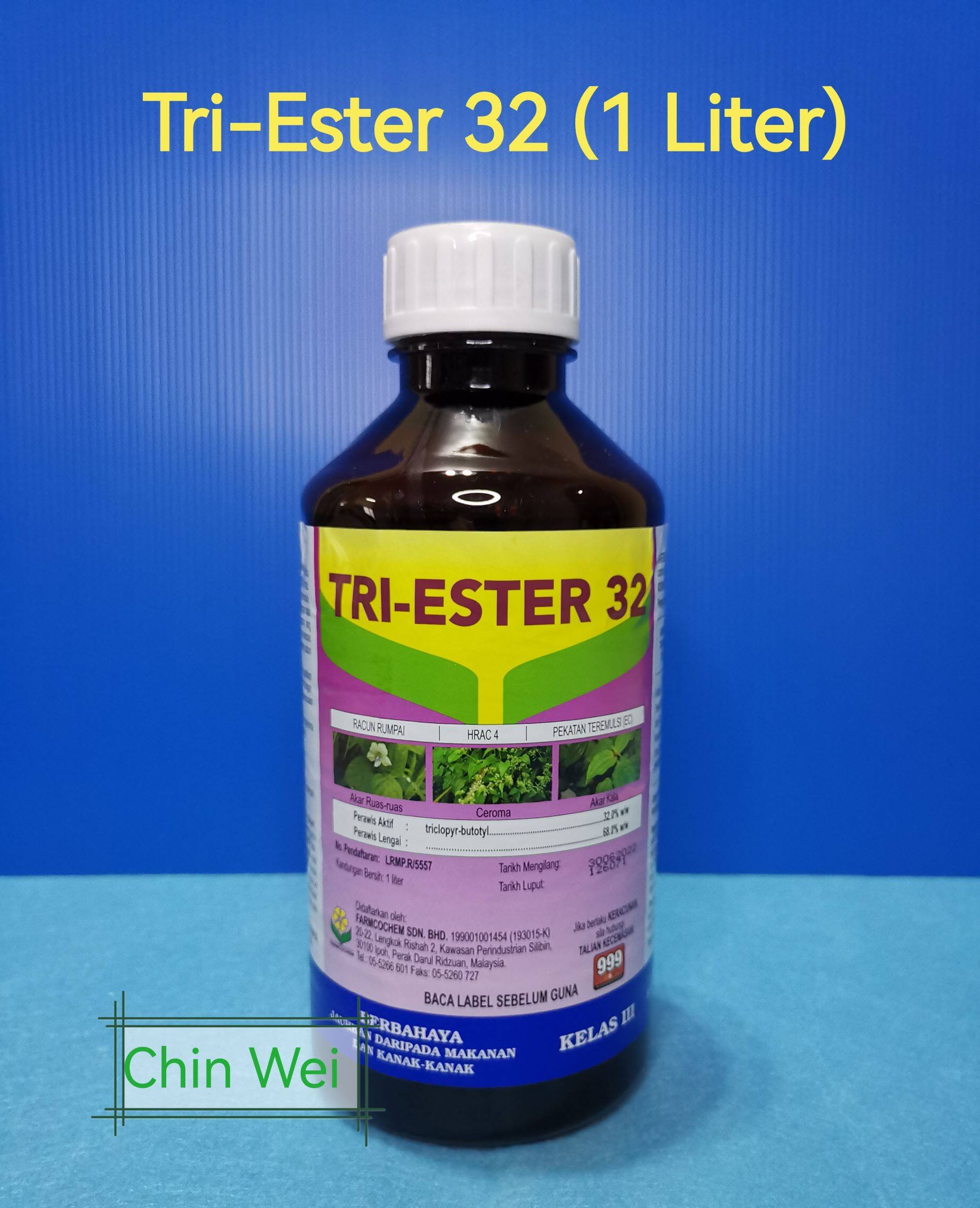 1 Liter Tri-Ester Triclopyr-butotyl 32% Racun Pokok/ Bunuh Pokok /Kill ...
