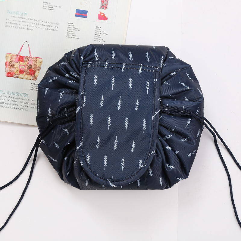 Women Drawstring Cosmetic Bag Travel Storage Makeup Bag Organizer ...