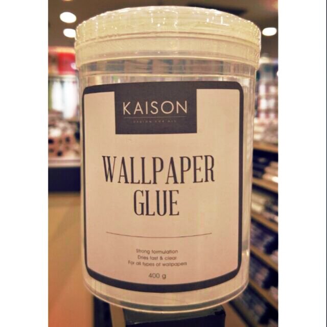 Restock Kaison Wallpaper Glue Adhesives Powder Ready Stock Glu Tampal ...