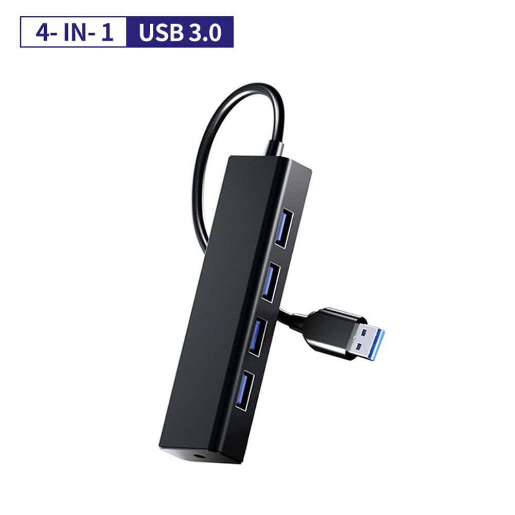 4-In-1 Usb Hub ความเร็วสูง4พอร์ต Usb 3.0 Hub อะแดปเตอร์แยกแบบพกพาพร้อม ...