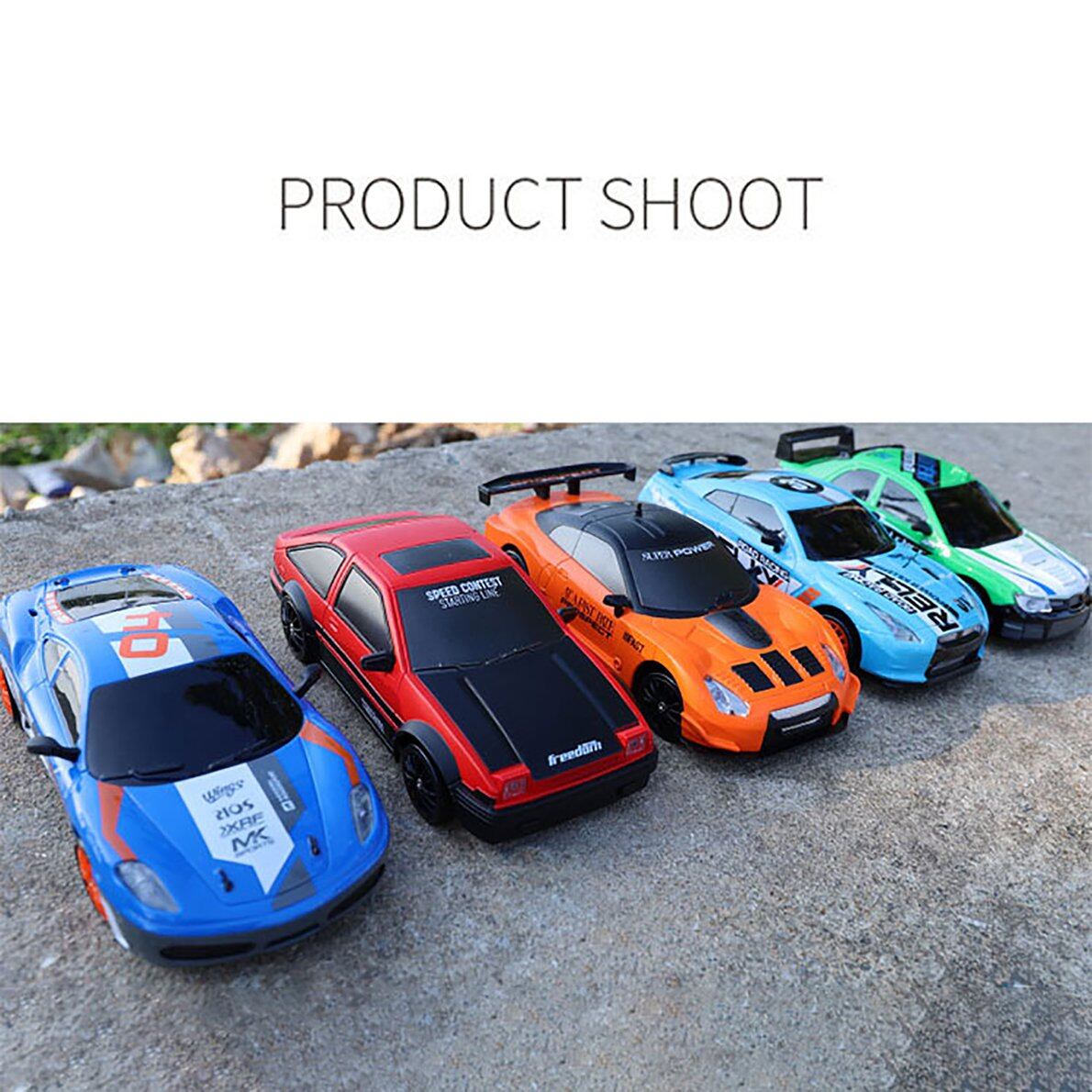 Top รีโมทคอนโทรล GTR รุ่น AE86ยานพาหนะรถยนต์2.4G ดริฟท์รถแข่ง4WD RC ดร ...
