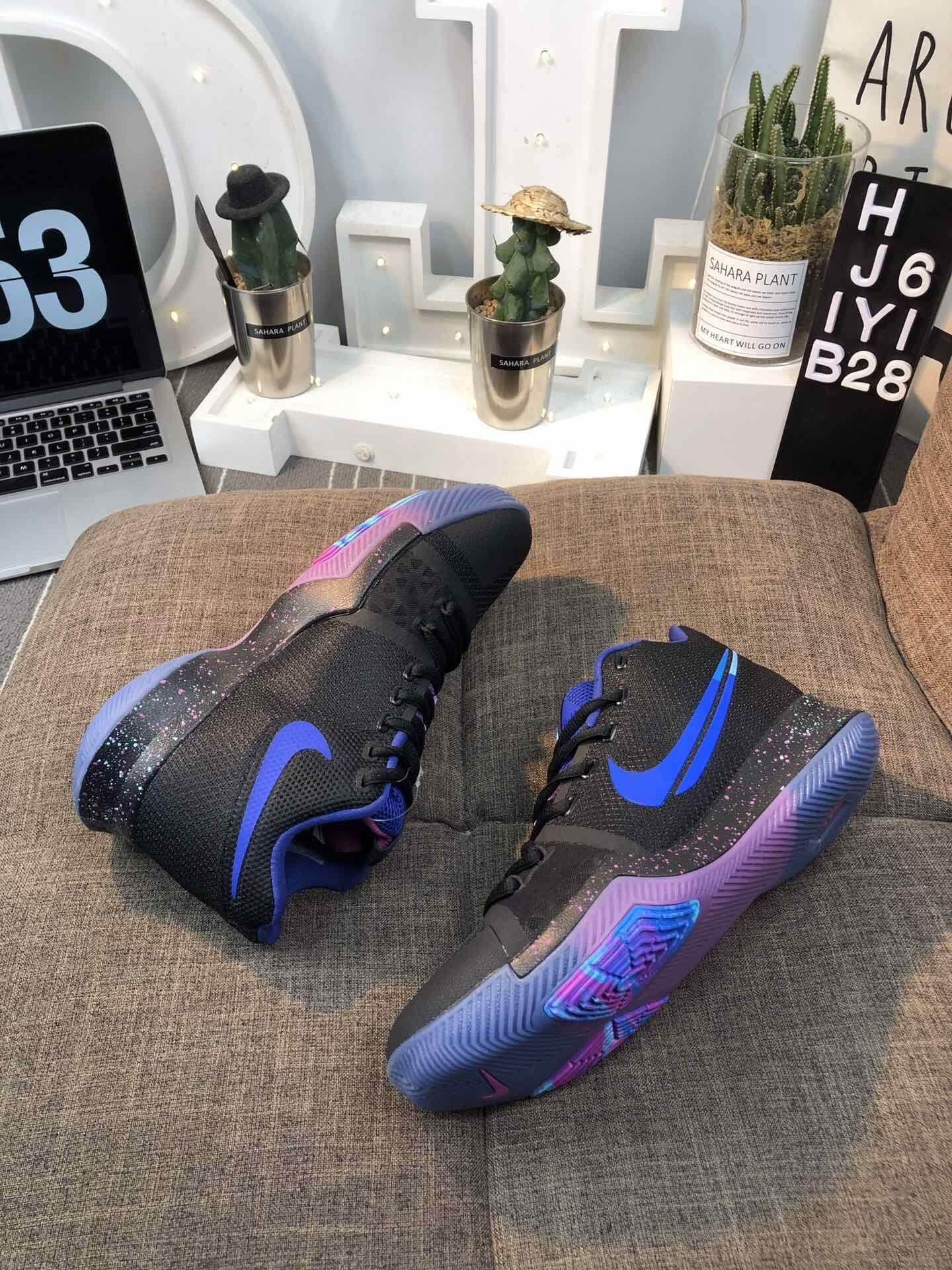 Nike_Kyrie 3 EP สวมใส่ปฏิบัติรองเท้าบาสเก็ตบอลรองเท้า Antiskid Shock ...