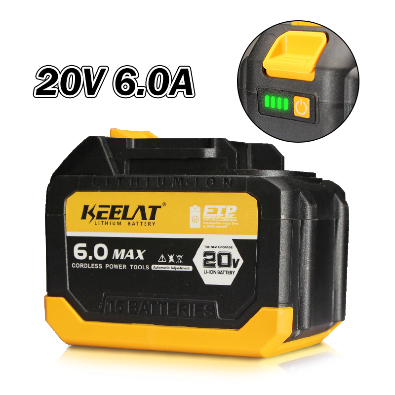 KEELAT 20V DY MT Pin Battery Adapter Interchangeable For Cordless Drill ...