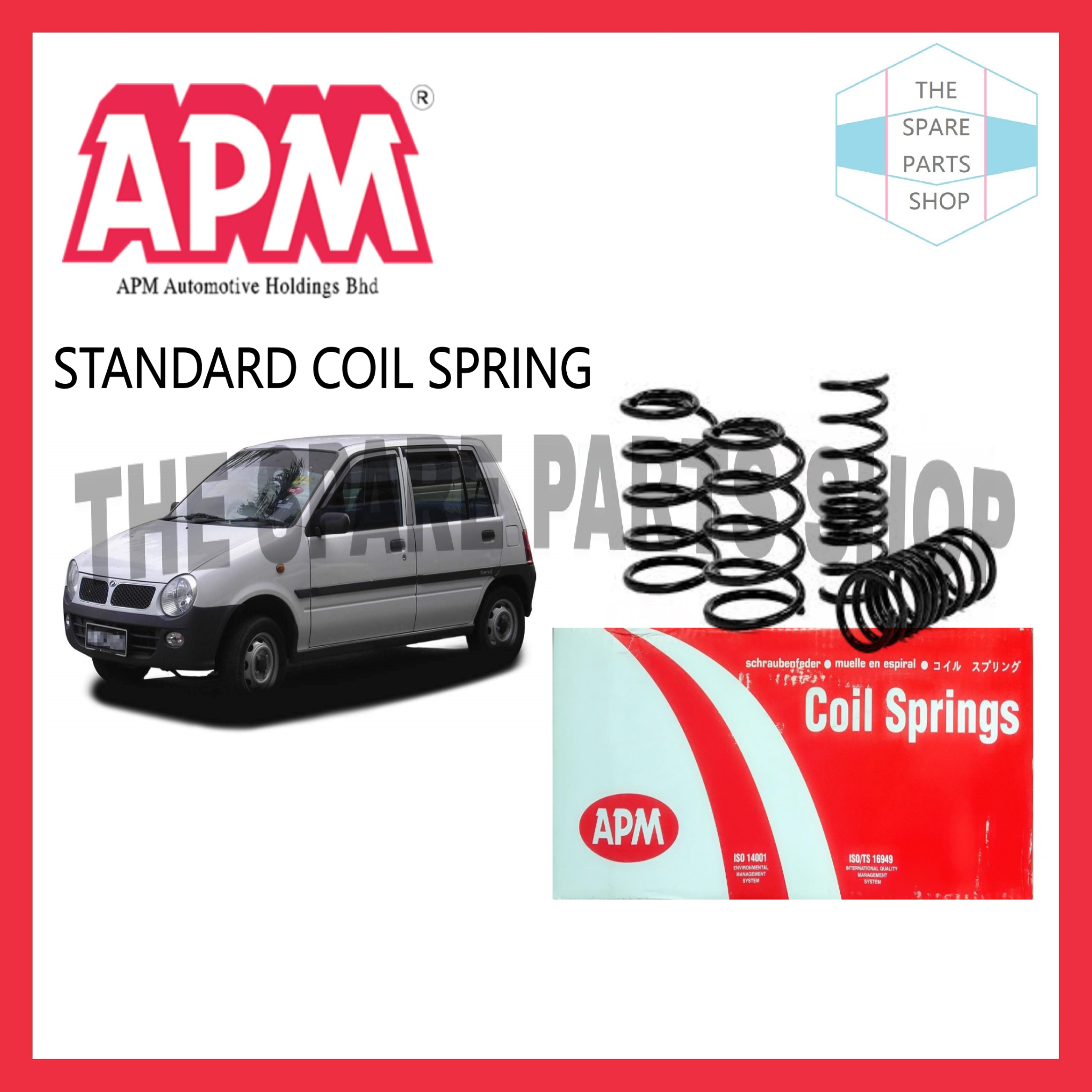 Perodua Kancil Rear Coil Spring APM | Lazada