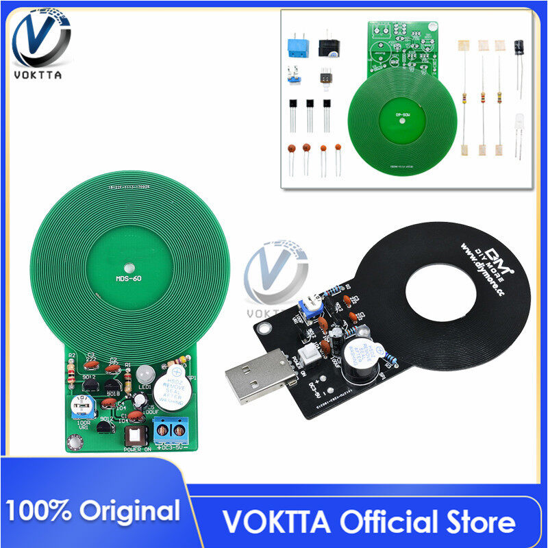 Original VOKTTA DIY Kit Metal Detector Module DIY Electronic Part DC 3V ...