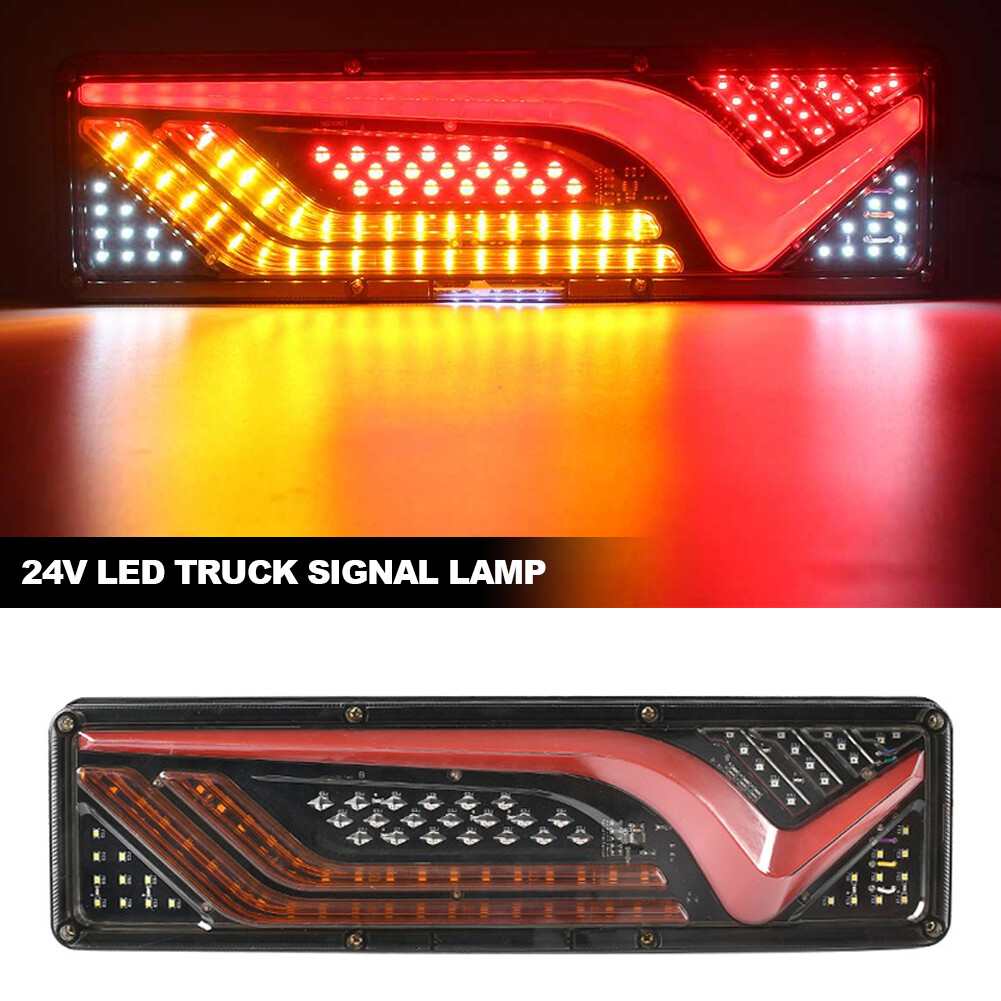 JaneDream 46cm 24V LED Truck Signal Lamp Trailer Tail Light Rear Lights ...