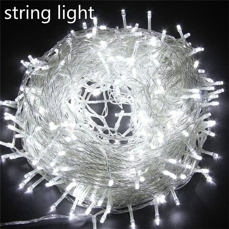 [PANDHY'S] 10เมตร100LED D Roop ม่านน้ำแข็งสตริงแสงคริสต์มาส/แต่งงาน ...