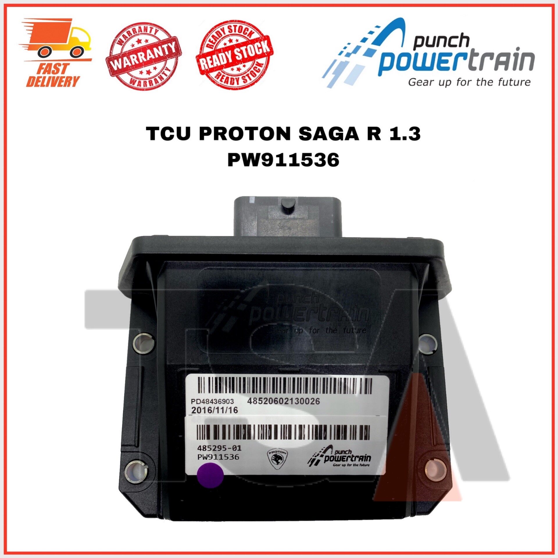 TCU CVT2 Proton Saga R 1.3 - PW911536 TRANSMISSION CONTROL UNIT GEAR ...