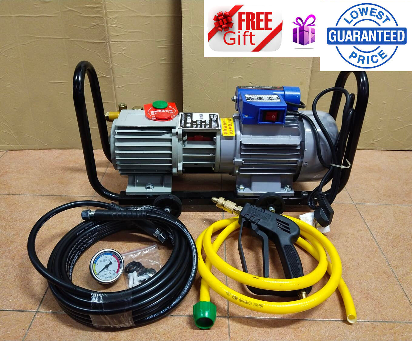 🎁+SMALL FREE GIFT 🎁 HIGH PRESSURE CLEANING MACHINE QL-280 WATER PUMP ...