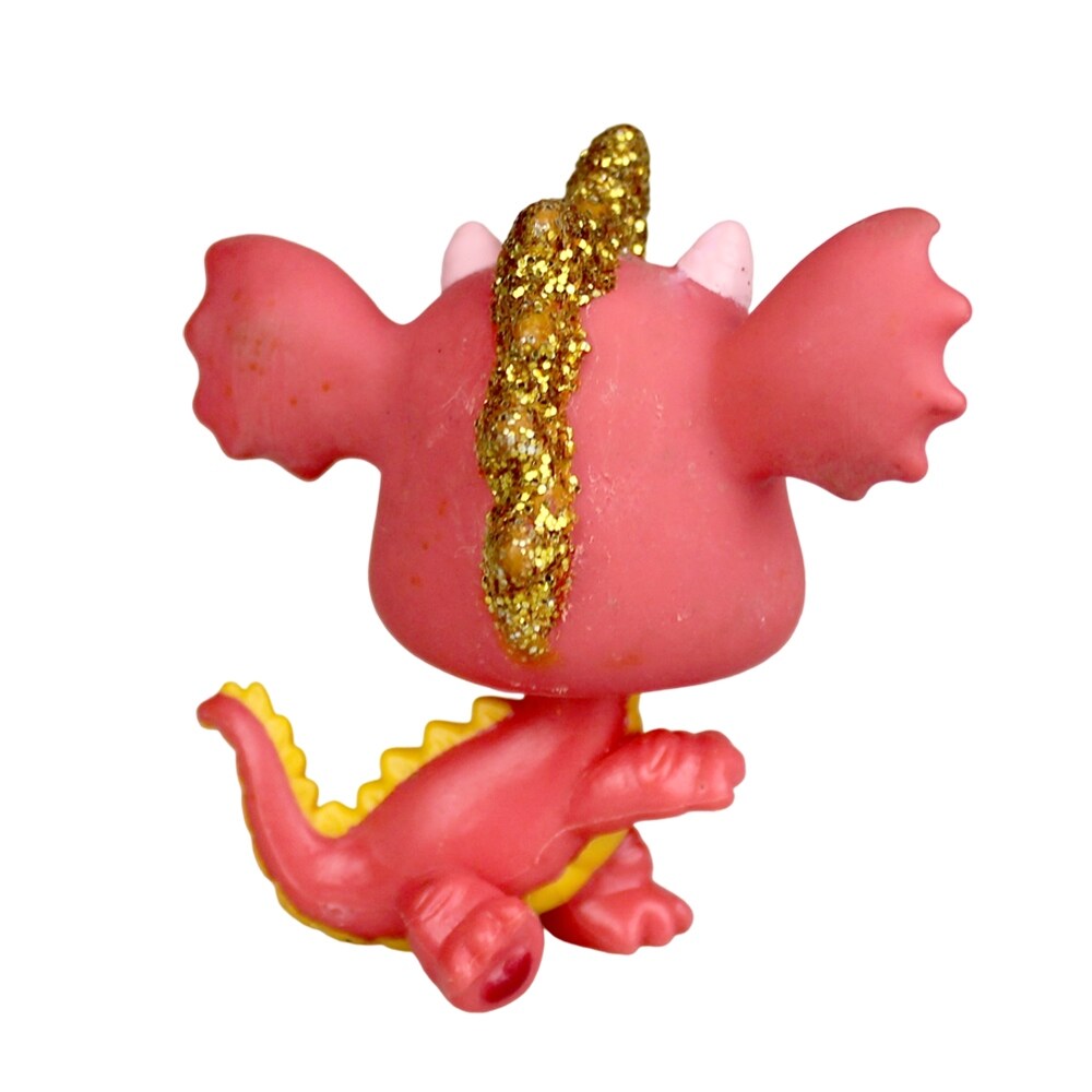 （Funny Blind Box Store） YASMINE Pet Shop Red Sparkle Glitter Dragon ...