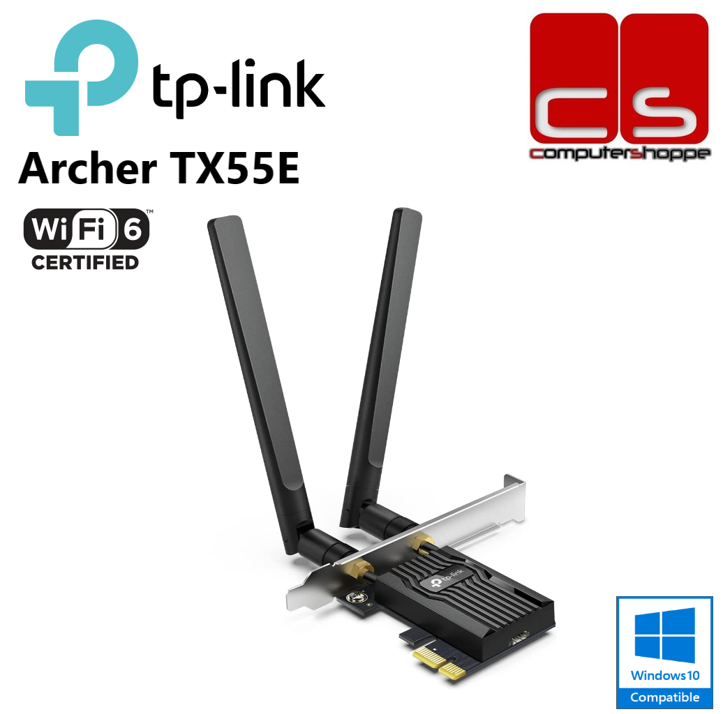 TP-Link Archer TX55E AX3000 Wi-Fi 6 Bluetooth 5.2 PCIe Adapter | Lazada