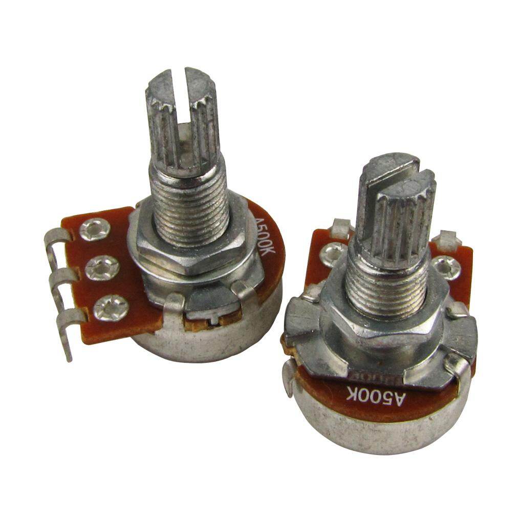 Musiclily Metric Mini 18mm Split Shaft Pots Guitar Potentiometers (2 ...