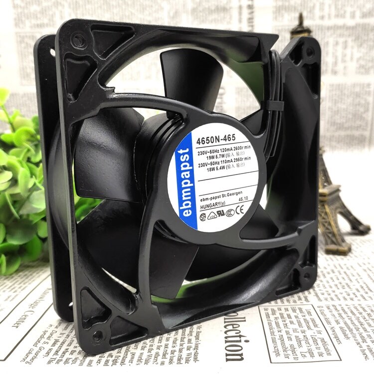 ใหม่ Original ต้นฉบับเยอรมัน Ebmpapst 4650N-465 12038 230V โลหะพัดลมทำ ...