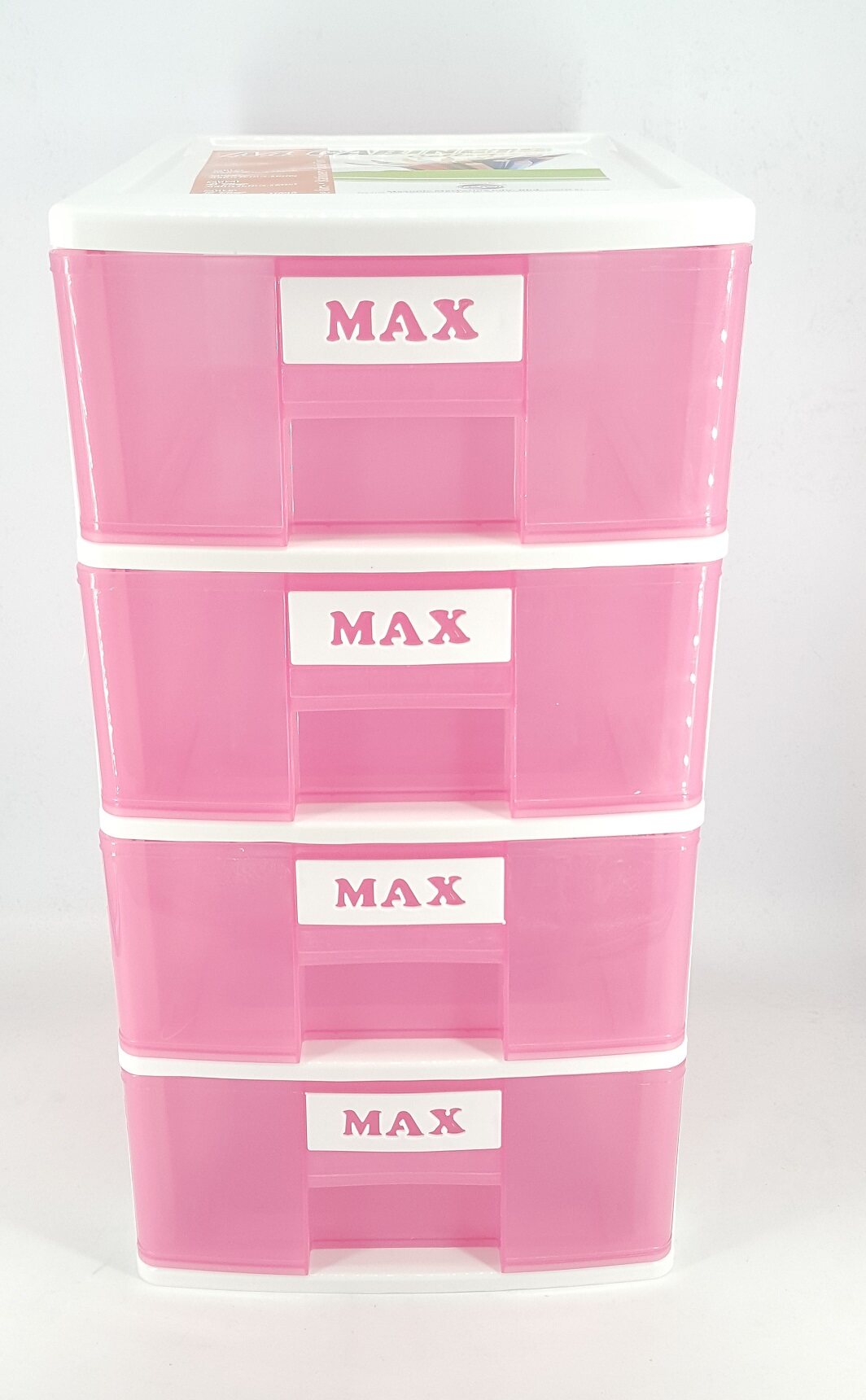 +Maxonic Drawer 4 Tier A4 / Laci 4 Tingkat A4 Made in Malaysia | Lazada