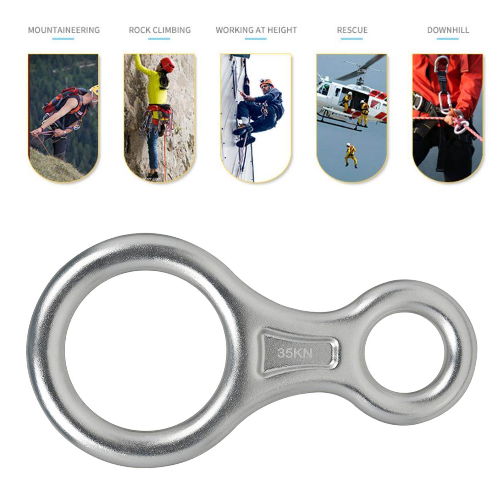 Gepeack รูปที่8 Descender Rappelling Gear Belaying Rock Tree Climbing ...