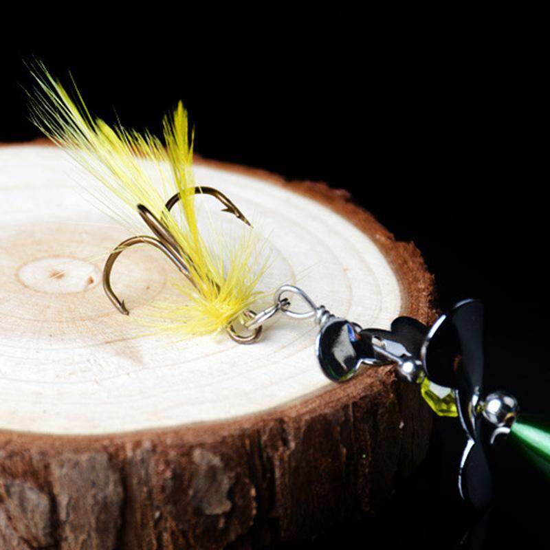 Long Casting Spinner Bait Fishing Lure Double Tail Propeller Trout Carp ...
