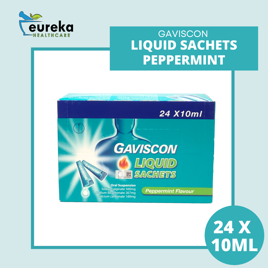 GAVISCON LIQUID SACHETS 10ML X 24 - BOX | Lazada