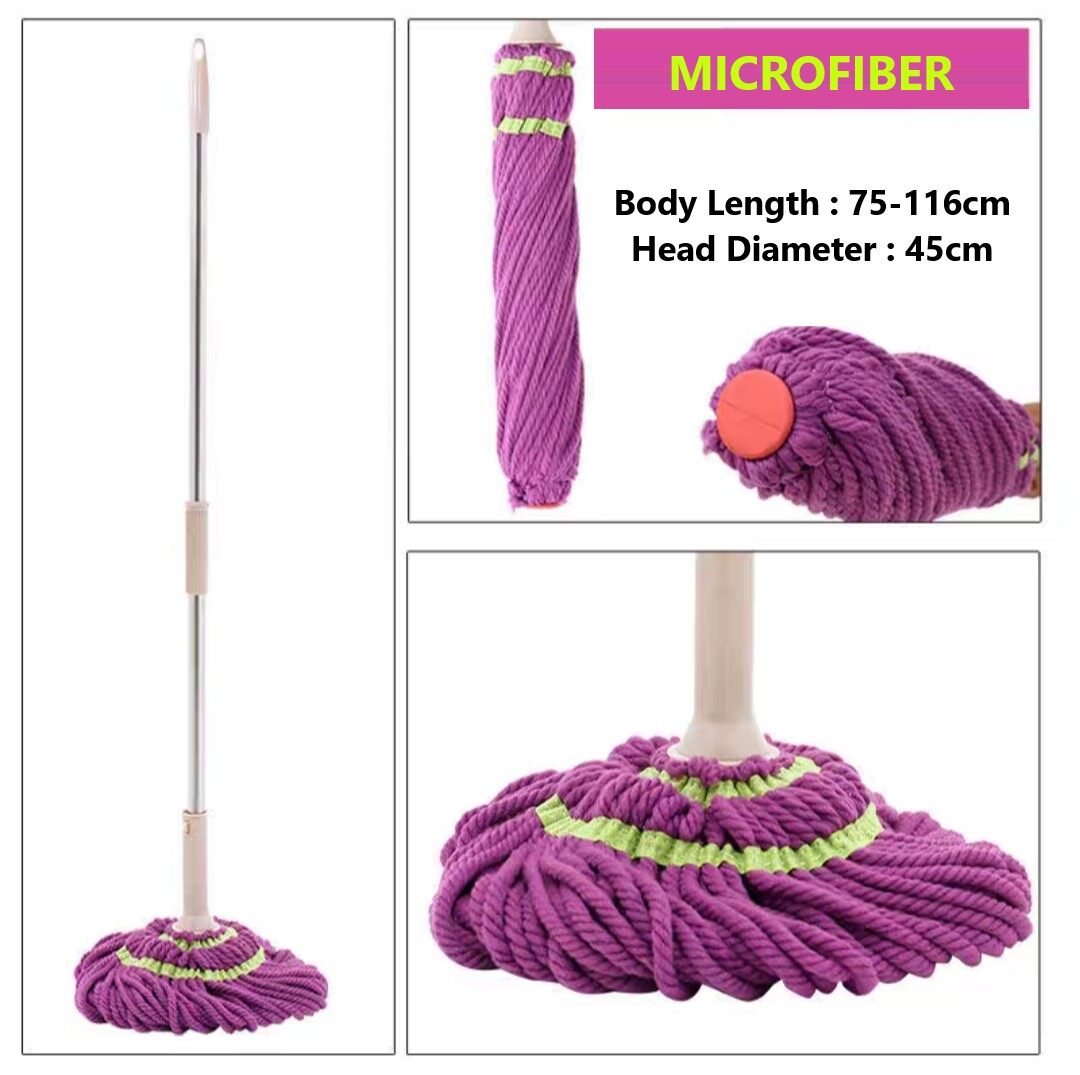 Complete set with handle Magic Twist Spin Mop With Water Locking / Mop ...