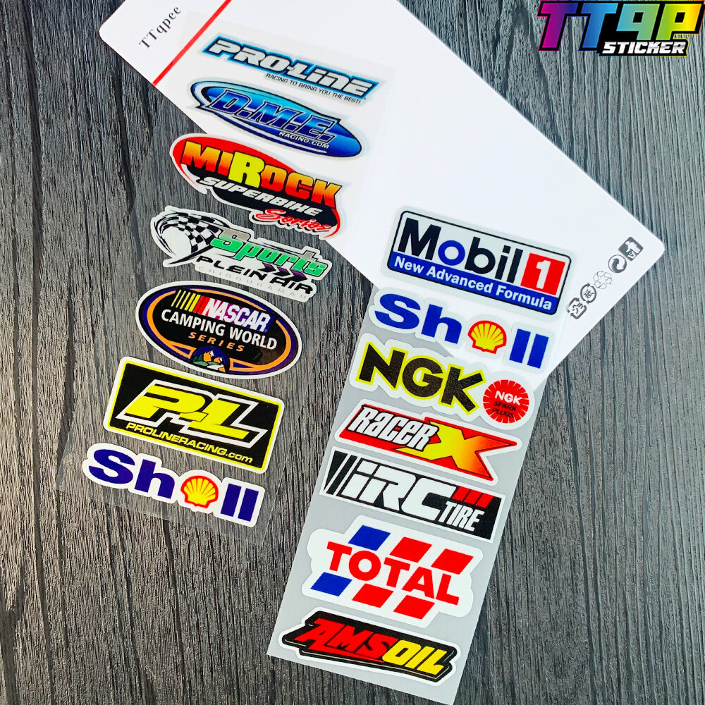 2 SET Reflective Motorcycle Side Strip Bike Helmet Sticker Car Styling ...