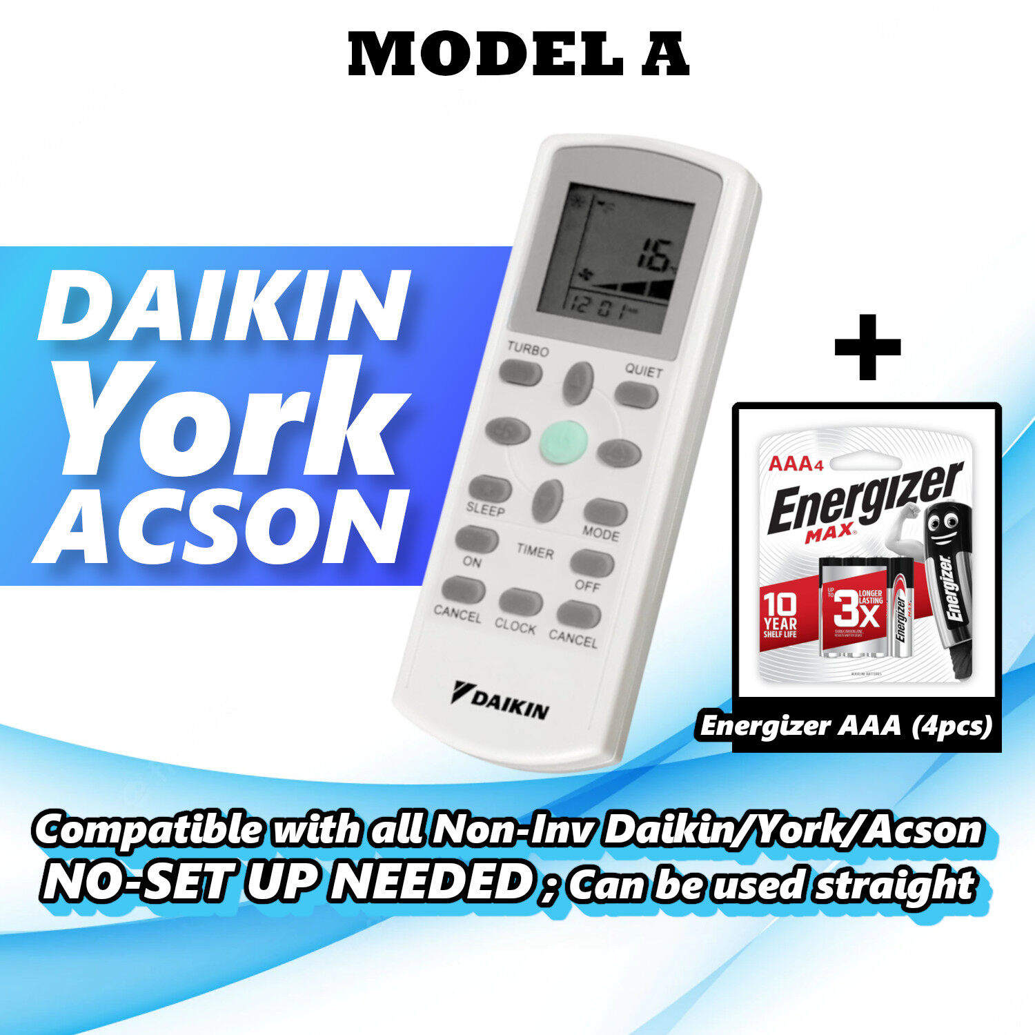 DAIKIN Aircond/ Aircon/ Air Conditioner Remote Control | Lazada